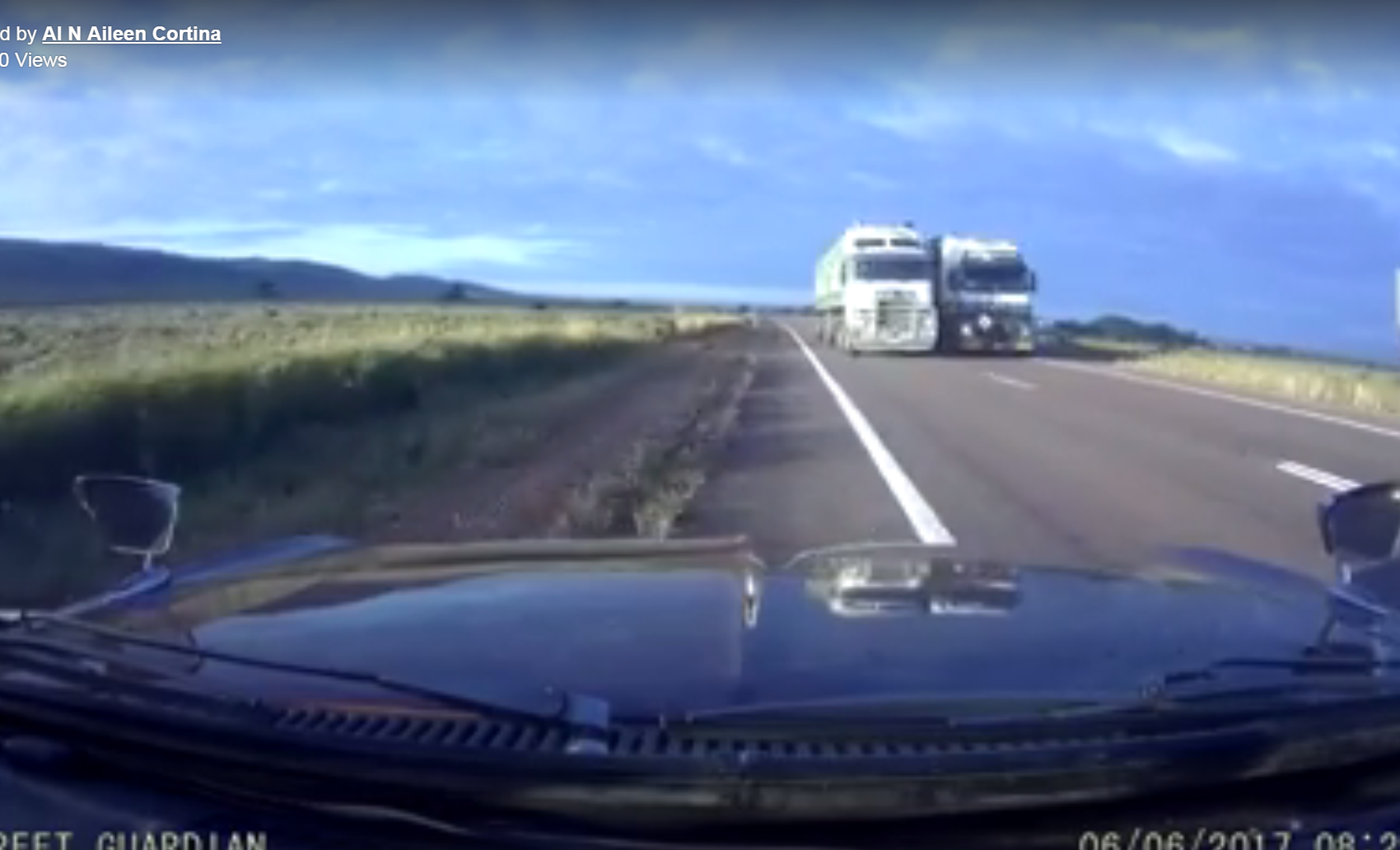 Near-miss dashcam footage raises roadtrain speed limit questions | News