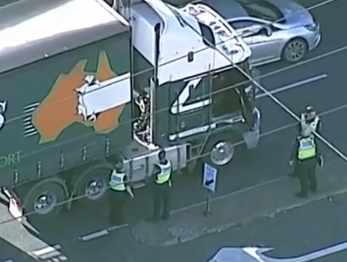 WATCH: Shocking Melbourne road rage attack on truck driver | News