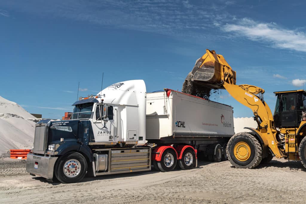 Truck electrification company lists on stock exchange