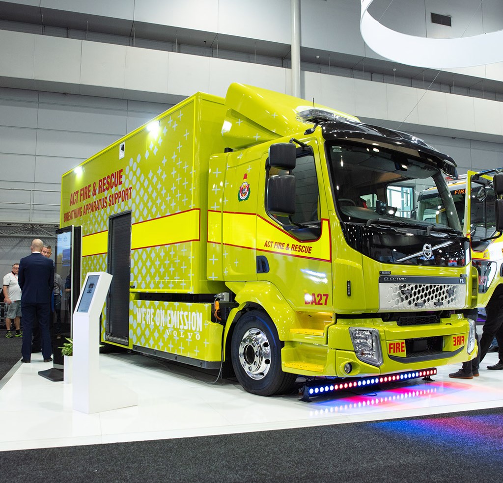 ACT receives country's first all electric fire truck