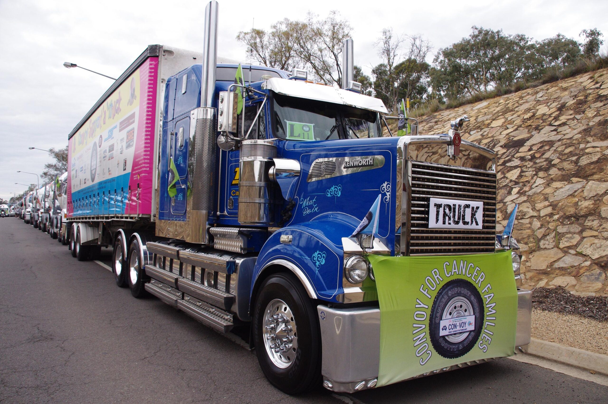 Record convoy for Canberra