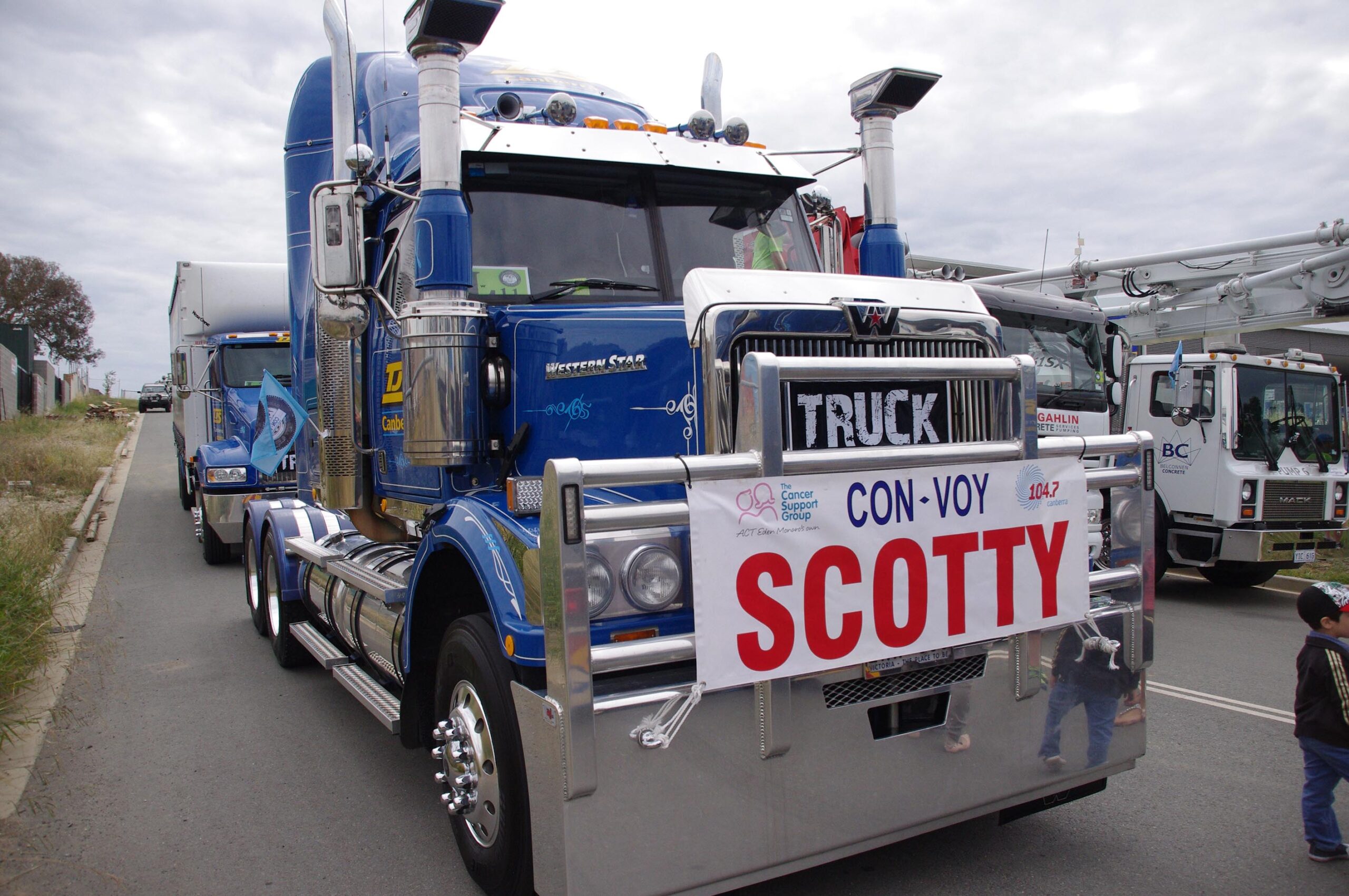 Record convoy for Canberra
