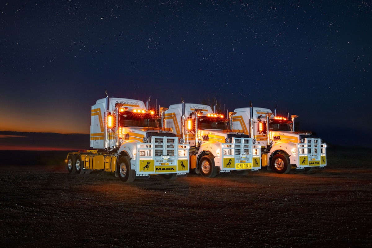Mack Titans out in the Wild Desert - OwnerDriver