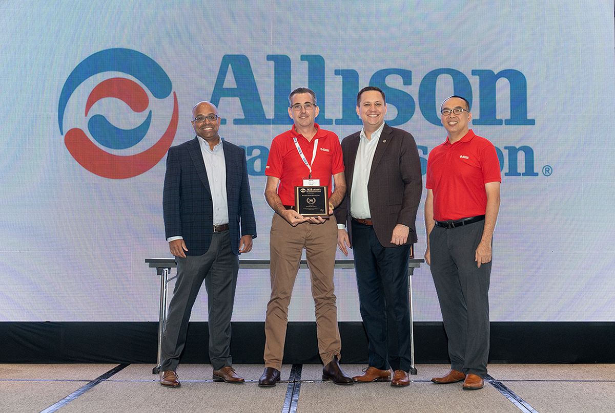 Penske recognised for 75 years of Allison Transmission support