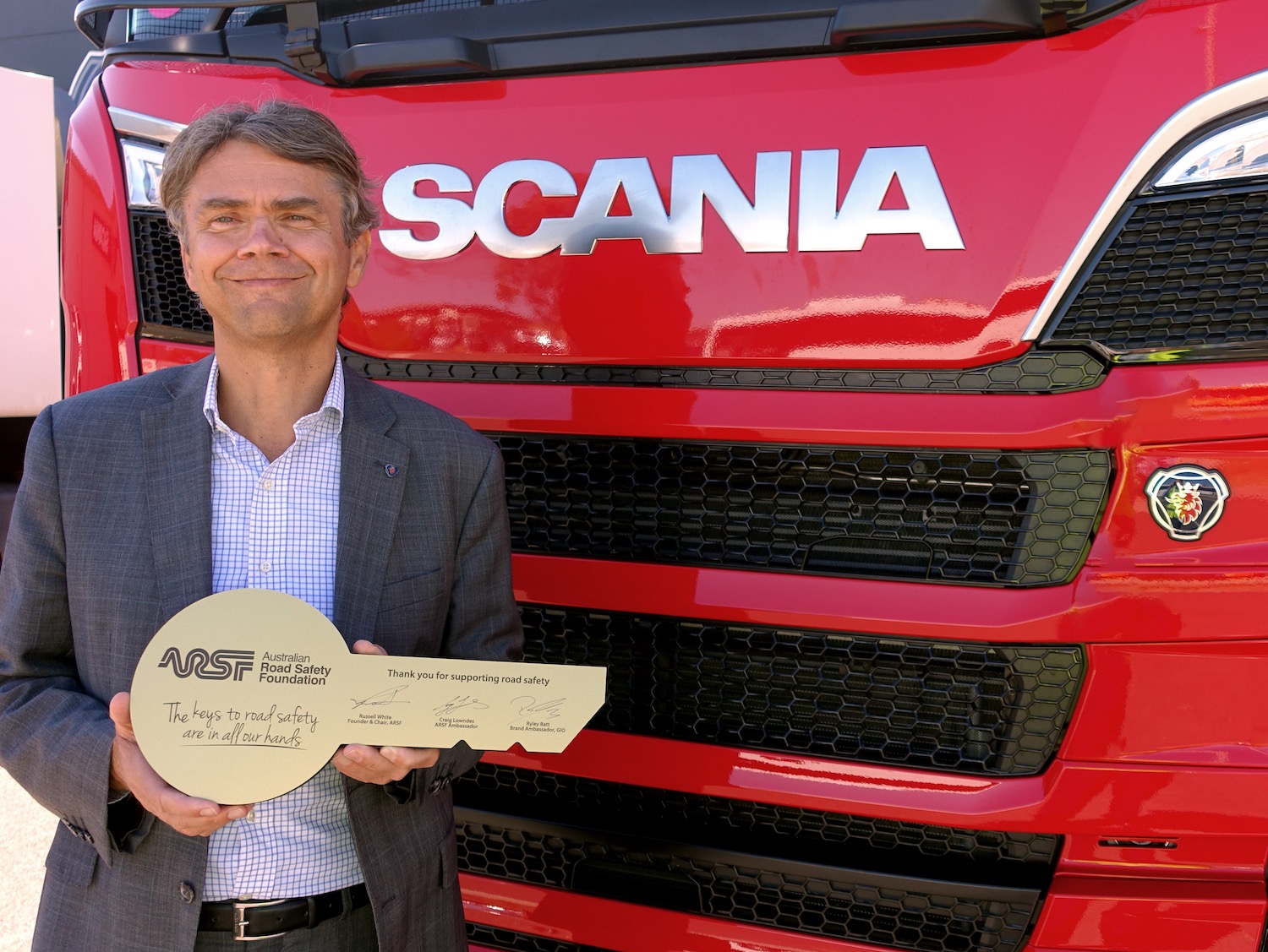 Scania announces new local road safety partnership