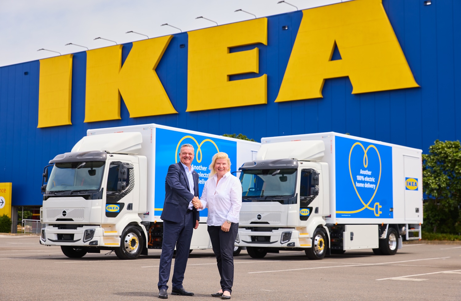 IKEA introduces four new electric trucks to local fleet under new ...
