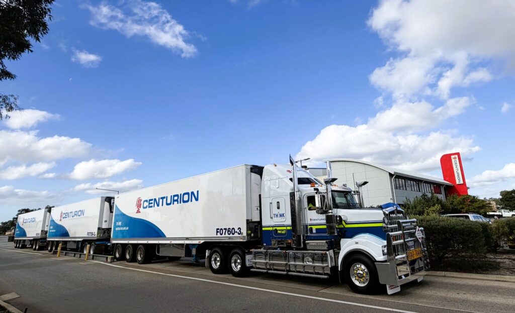 Centurion launches triple-trailer road train trial in WA